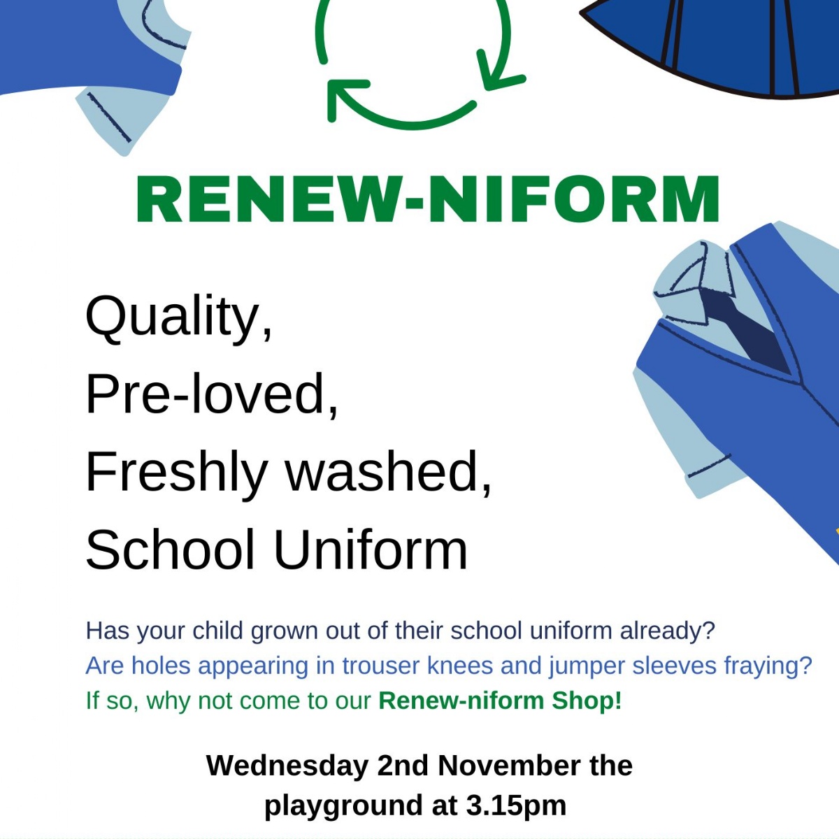 Foxfield Primary School - RENEW-NIFORM SALE