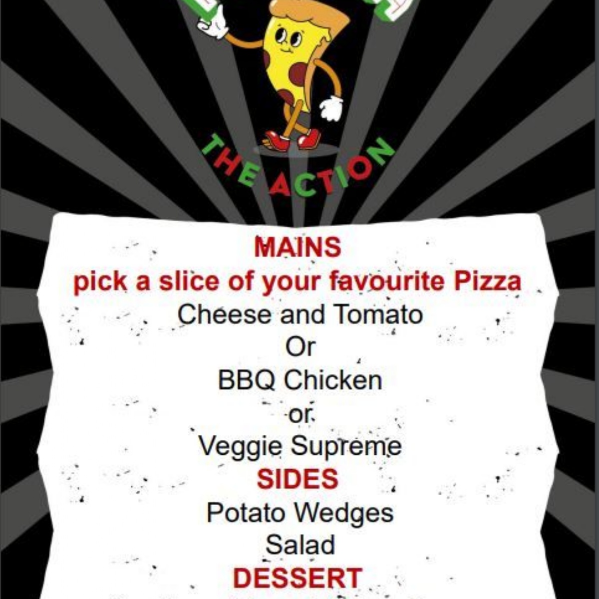 Foxfield Primary School - Pizza - Census Day Menu - 18th January