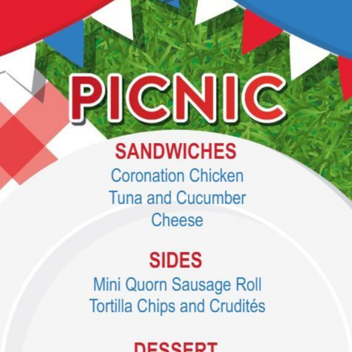 Foxfield Primary School - D-Day Theme Menu - 6th June 2024