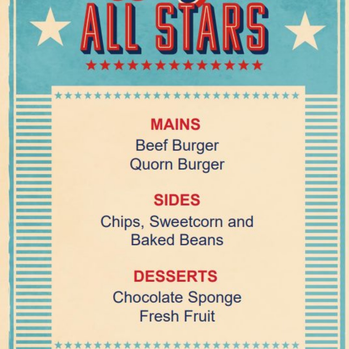Foxfield Primary School - Burger All Stars - 15th May 2025